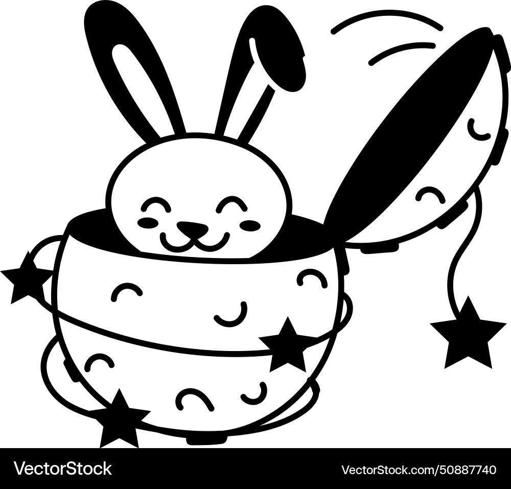 Easter bunny Royalty Free Vector Image - VectorStock