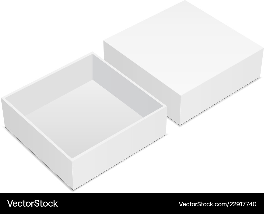 Empty square box Royalty Free Vector Image - VectorStock