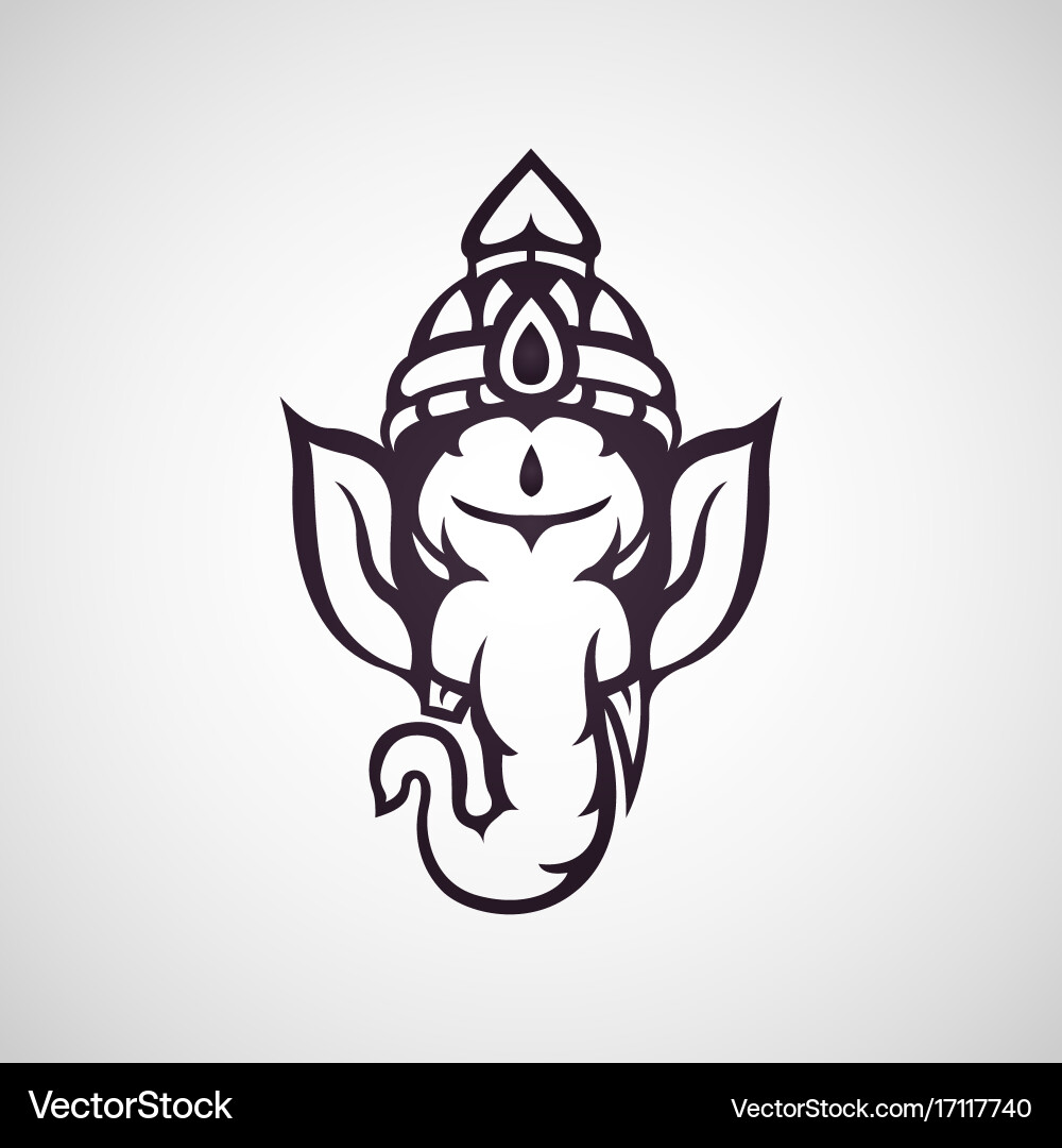 Ganesha icon Royalty Free Vector Image - VectorStock