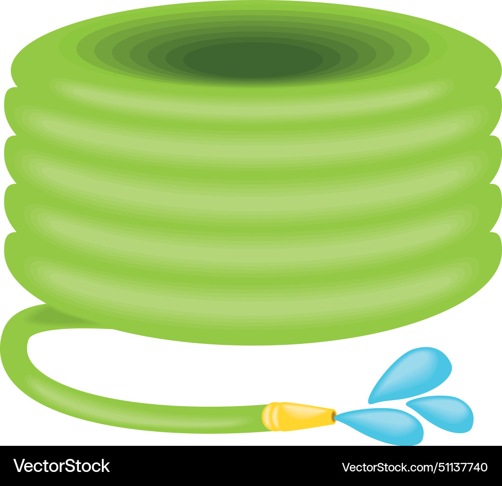 Planting equipment hose Royalty Free Vector Image