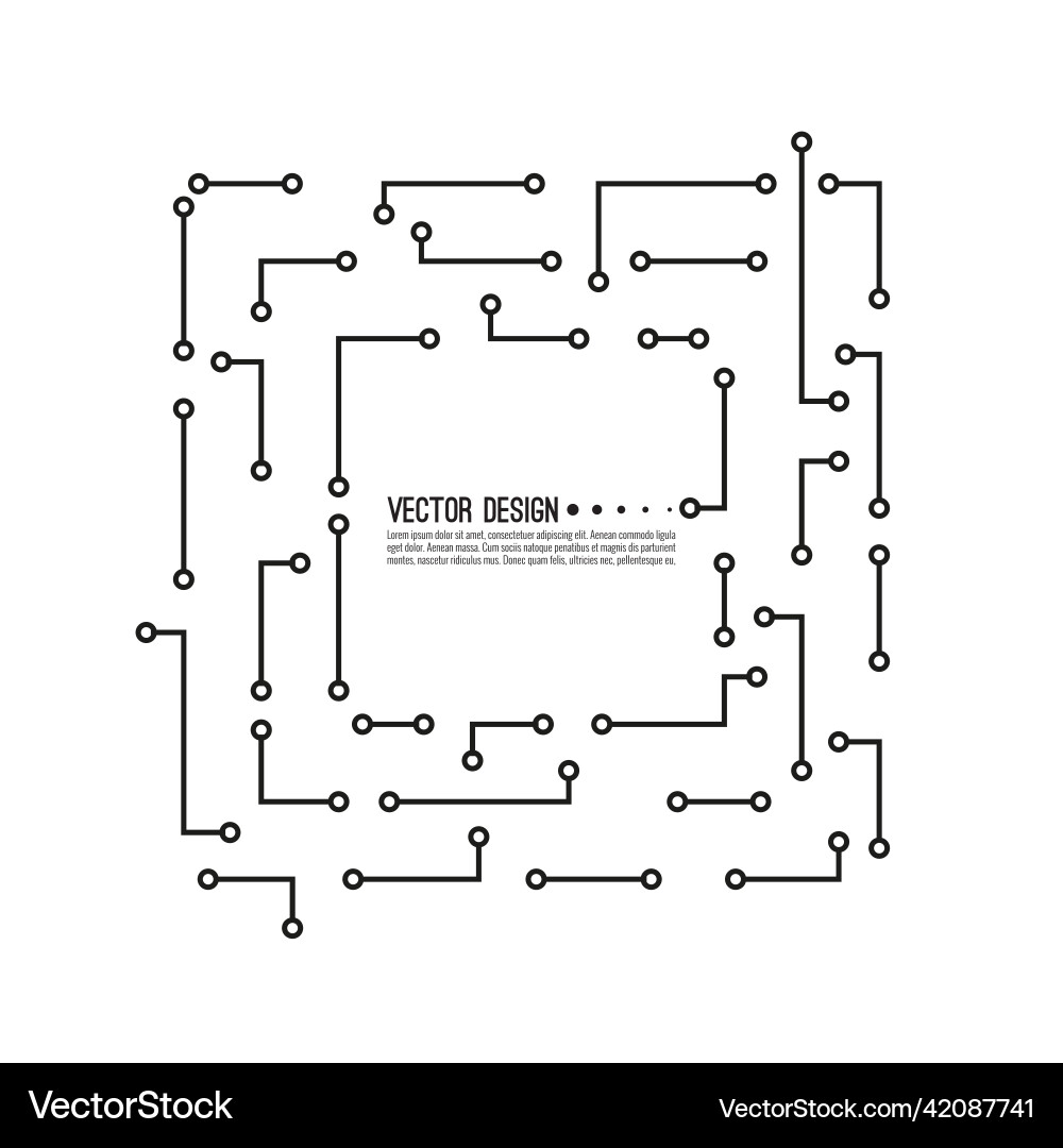 Abstract square banner Royalty Free Vector Image