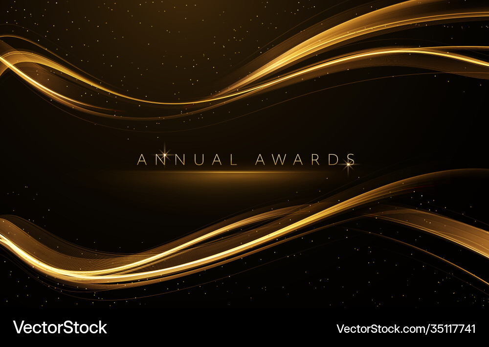Award nomination ceremony luxury background Vector Image
