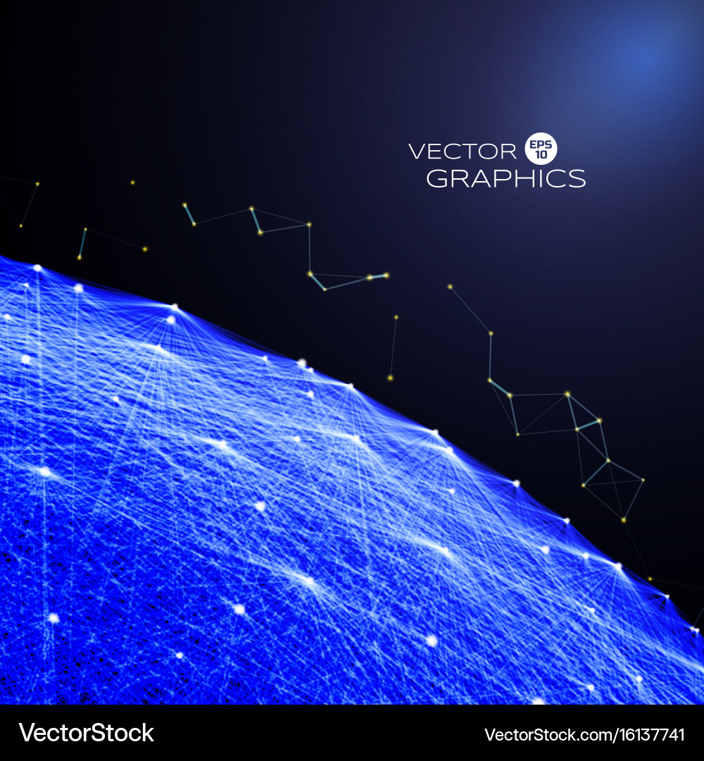 Big object in space Royalty Free Vector Image - VectorStock