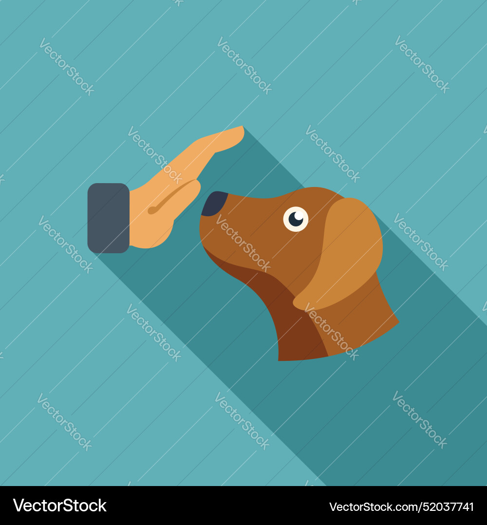 Dog training obedience school with pet owner Vector Image