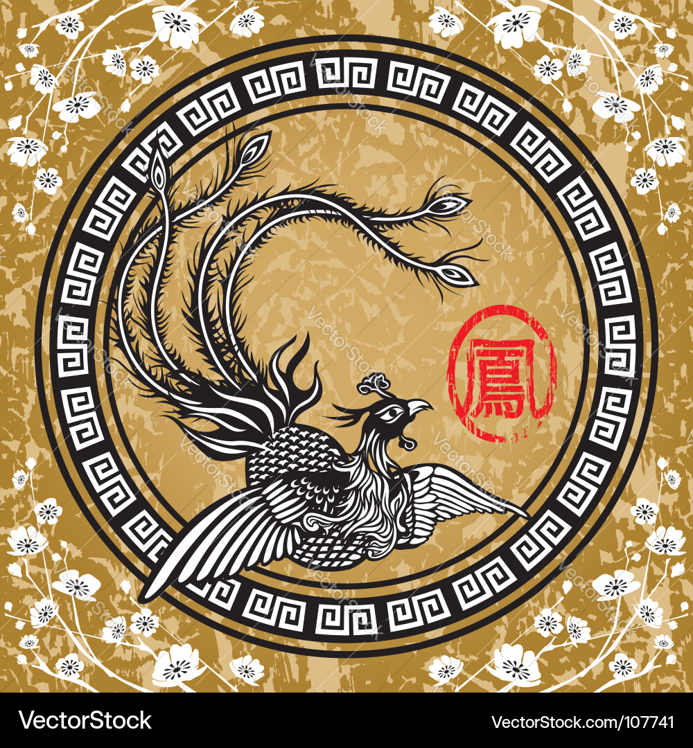 Chinese Phoenix Oriental Vector Images (56)