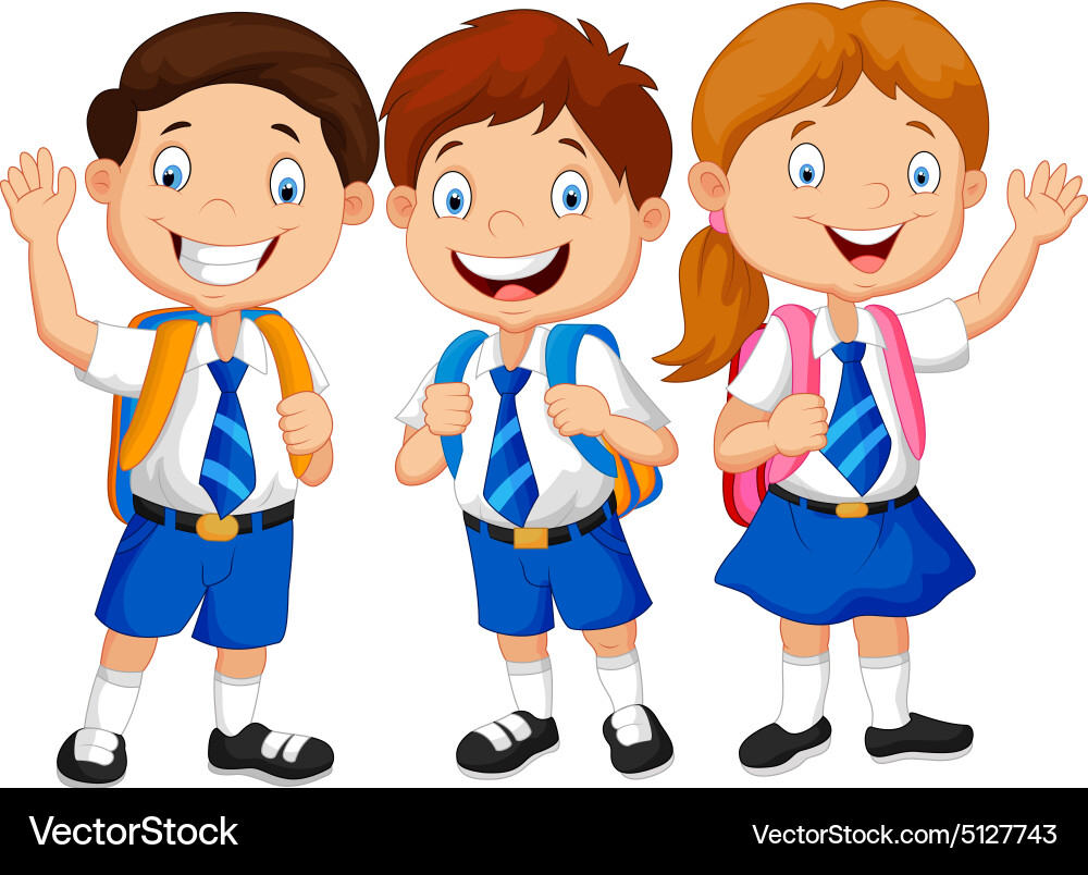 School Uniform Cartoon Vector Images (over 11,000)