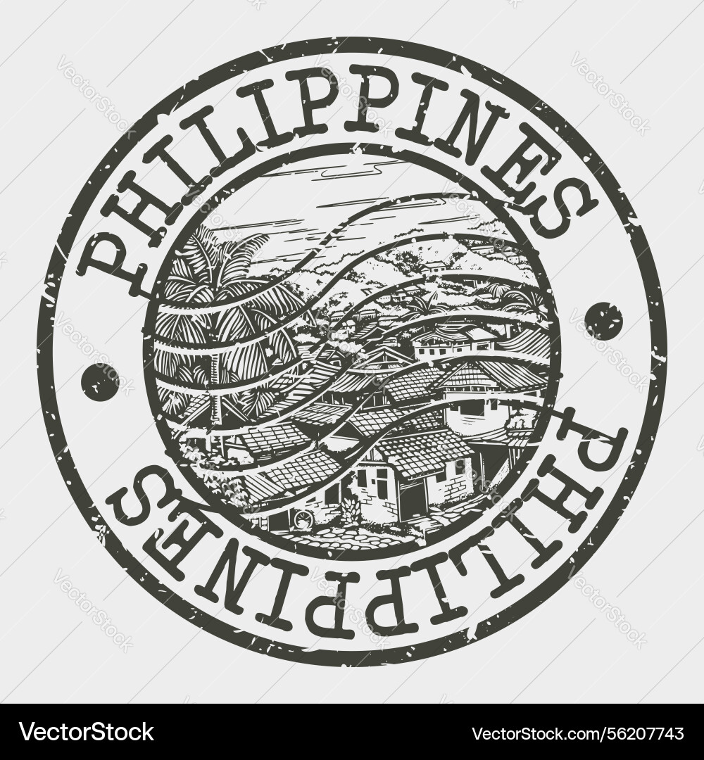Philippine Archipelago Seal Royalty Free Vector Image