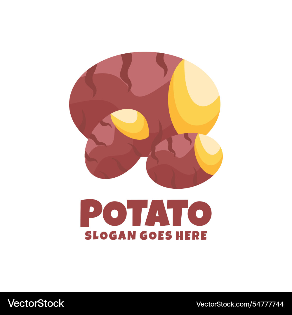 Element potato design Royalty Free Vector Image