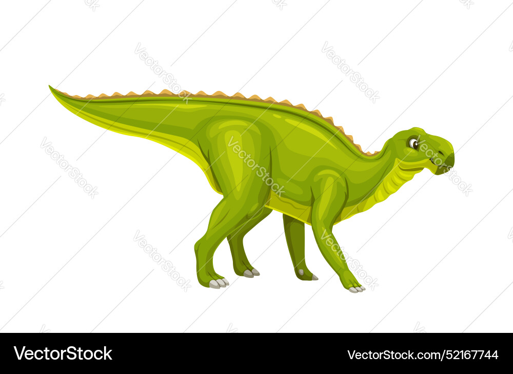 Maiasaura prehistoric dinosaur jurassic lizard Vector Image