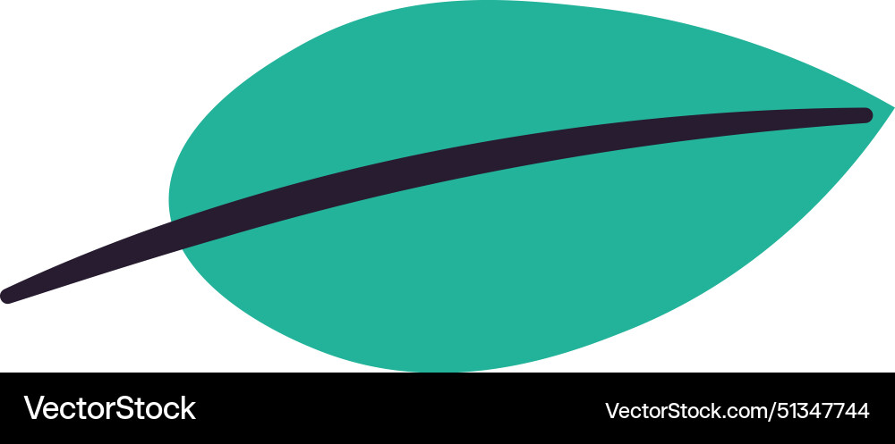 Tree leaf icon Royalty Free Vector Image - VectorStock