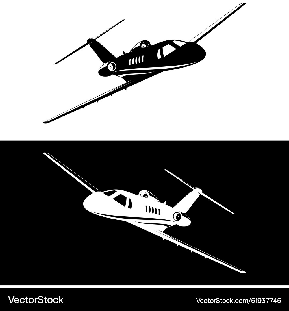 Aeroplane jet design art Royalty Free Vector Image