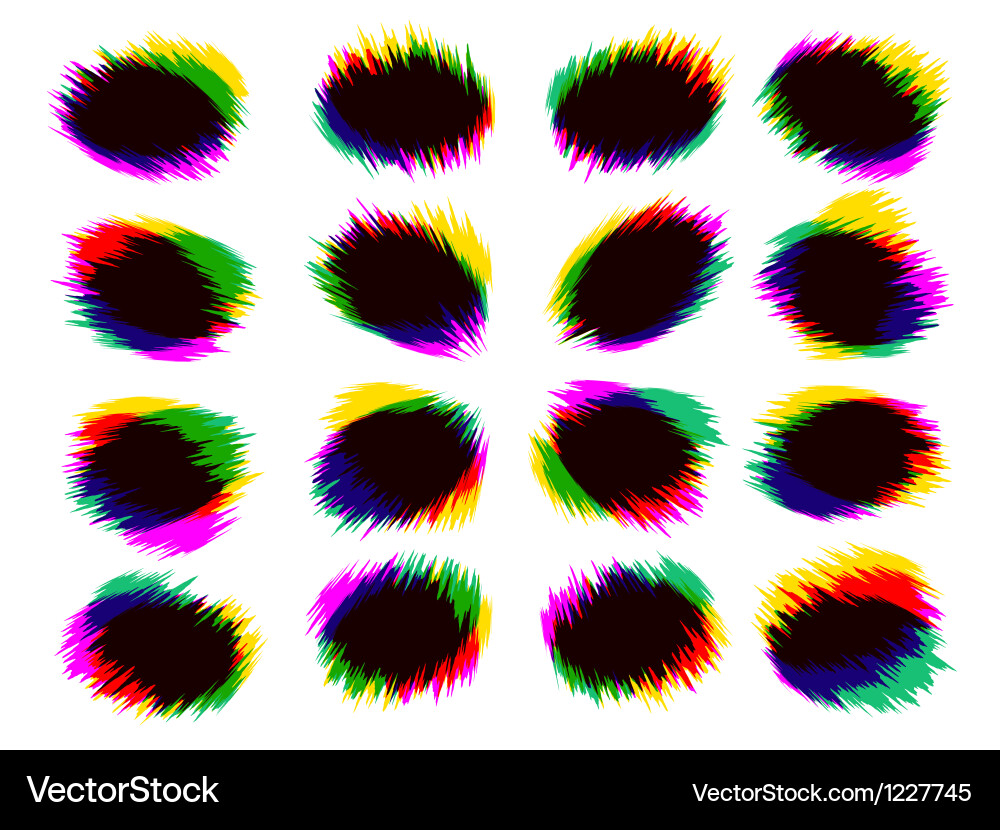 Dynamic Burst Speech Royalty Free Vector Image