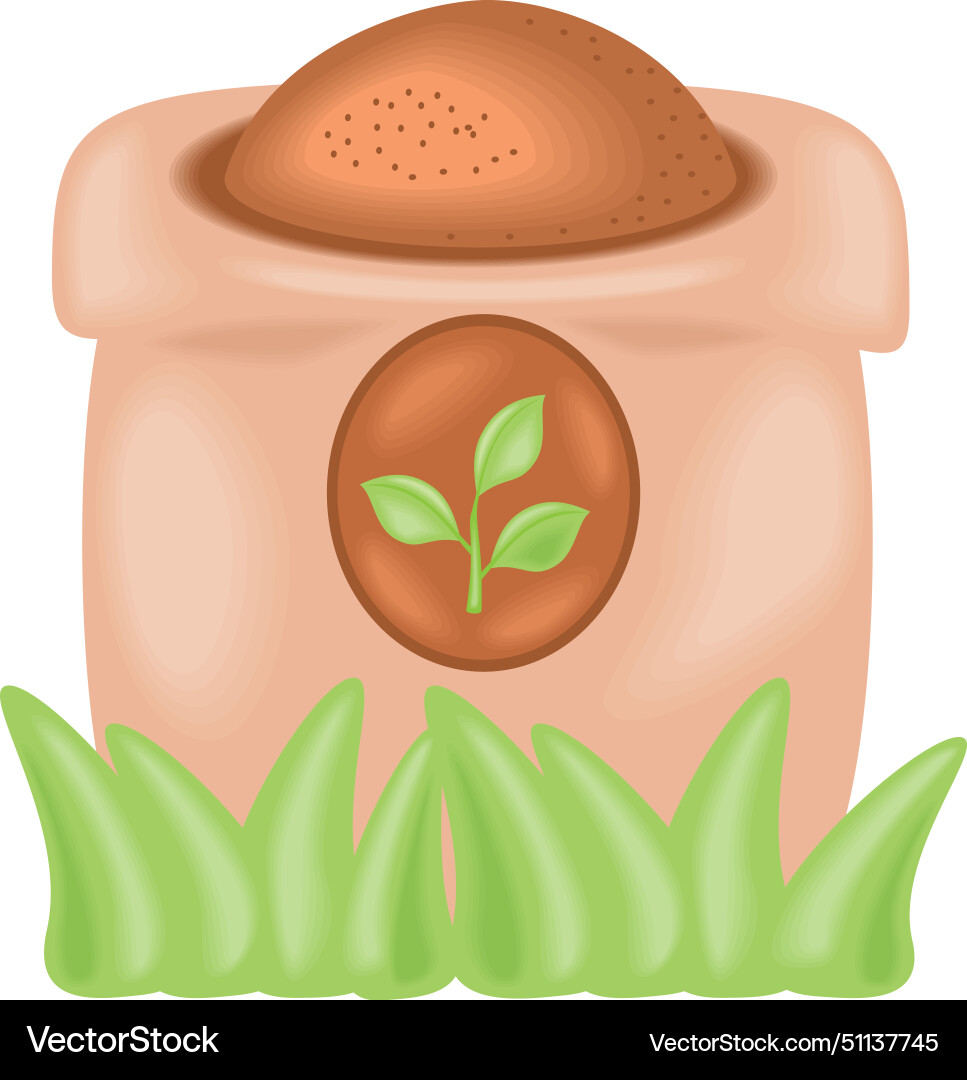 Planting equipment seeds Royalty Free Vector Image