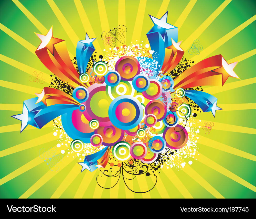 Pop background Royalty Free Vector Image - VectorStock
