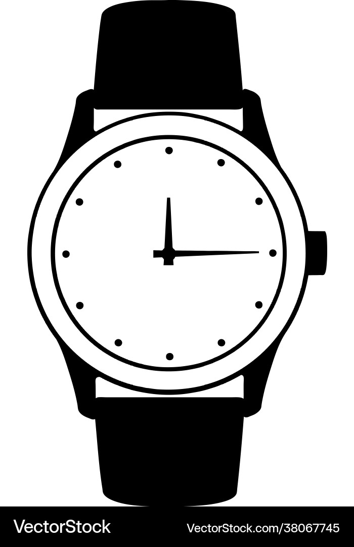 Wristwatch Royalty Free Vector Image - VectorStock