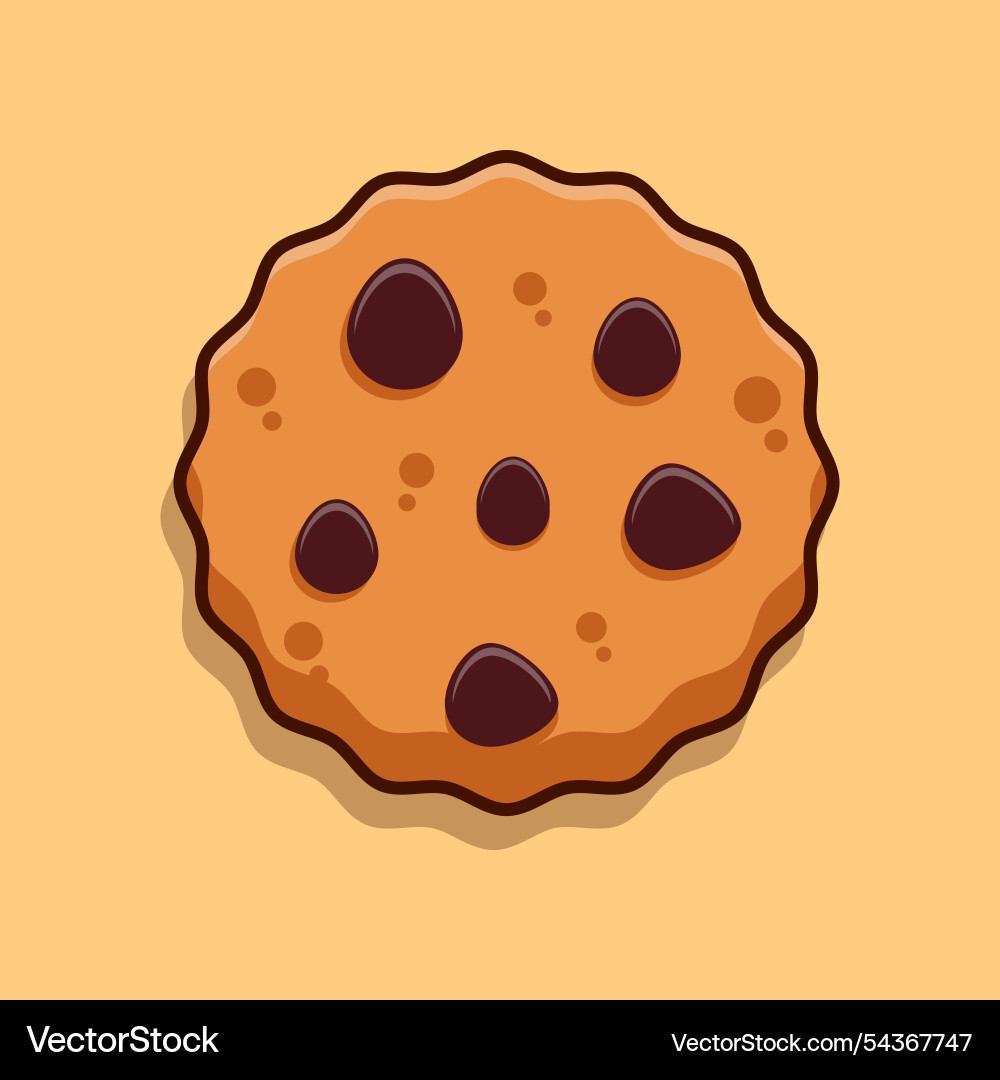 Cartoon of cookies Royalty Free Vector Image - VectorStock
