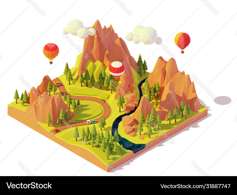 Isometric Hill Vector Images (over 1,300)