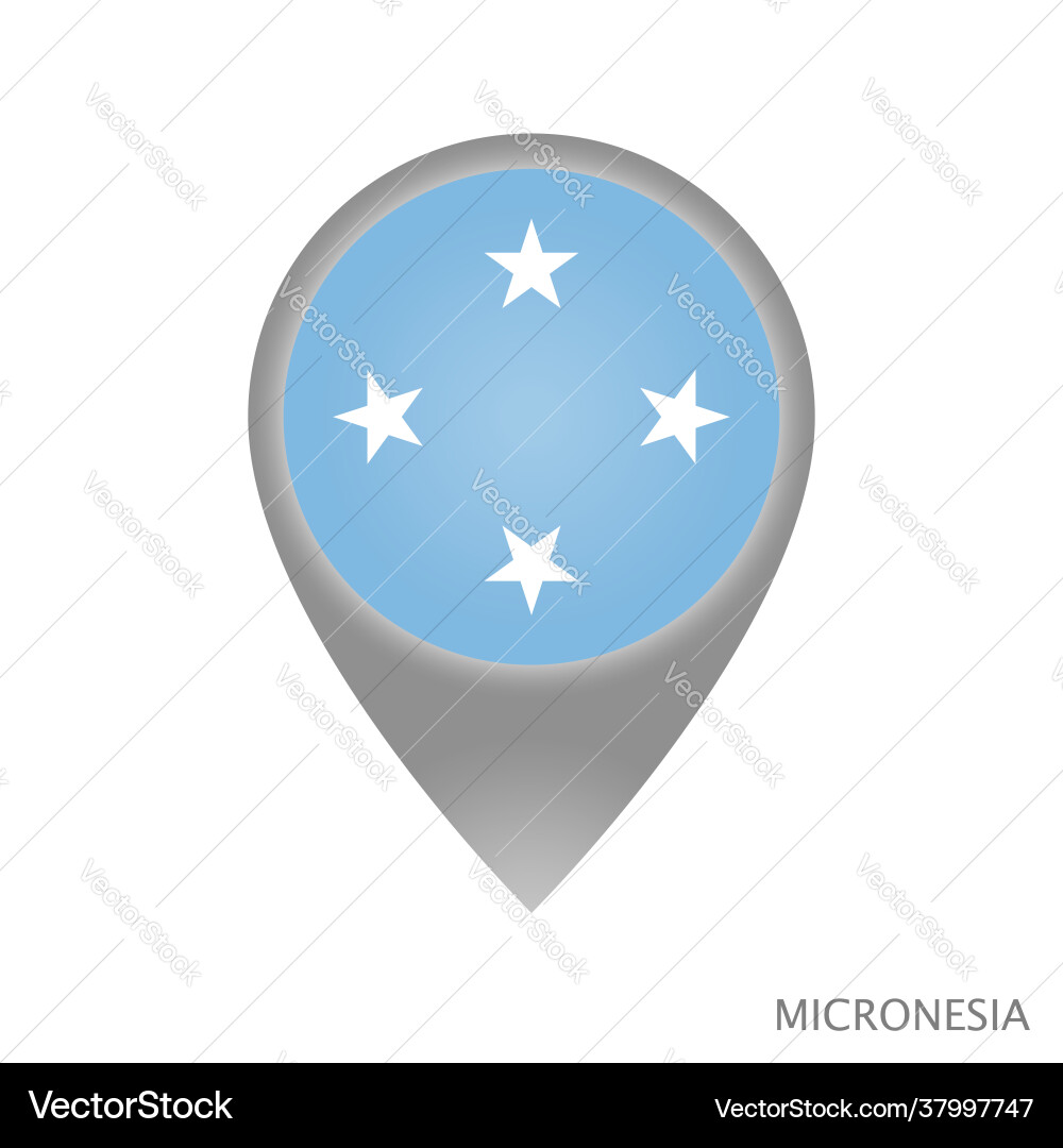 Micronesia point Royalty Free Vector Image - VectorStock