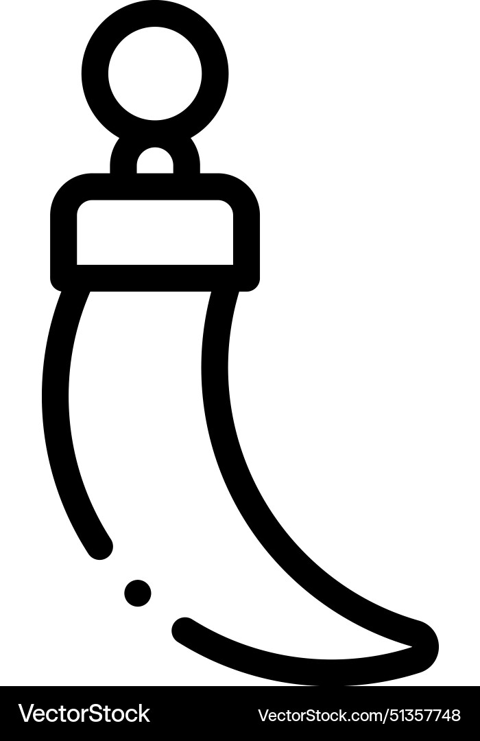 Animal icon thin linear style design isolated Vector Image