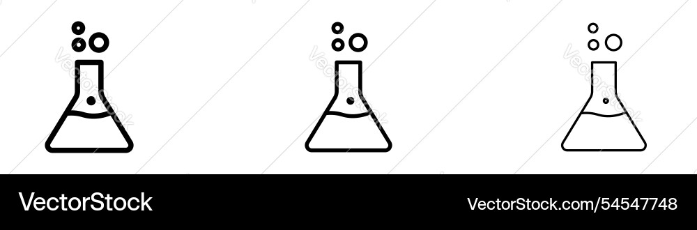Beaker icon Royalty Free Vector Image - VectorStock