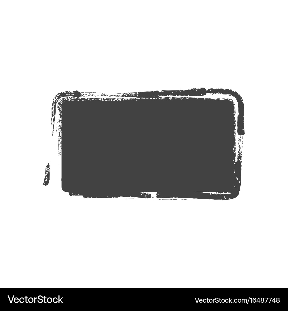 Grunge vintage painted rectangle shapes Royalty Free Vector