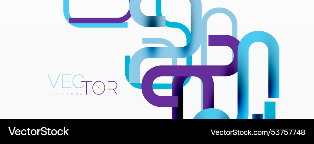 Wave lines minimal abstract background Royalty Free Vector