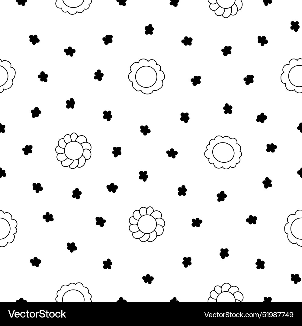 Bud flower plant coloring page Royalty Free Vector Image