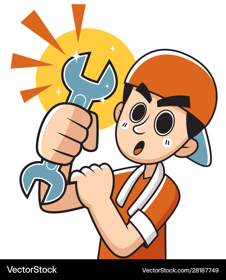 Mechanic Royalty Free Vector Image - VectorStock