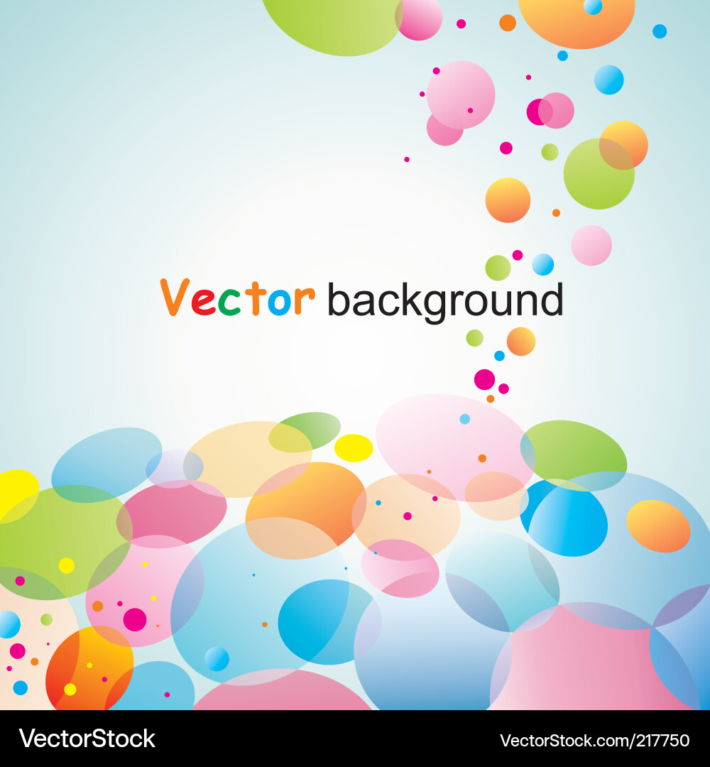 Colorful background Royalty Free Vector Image - VectorStock