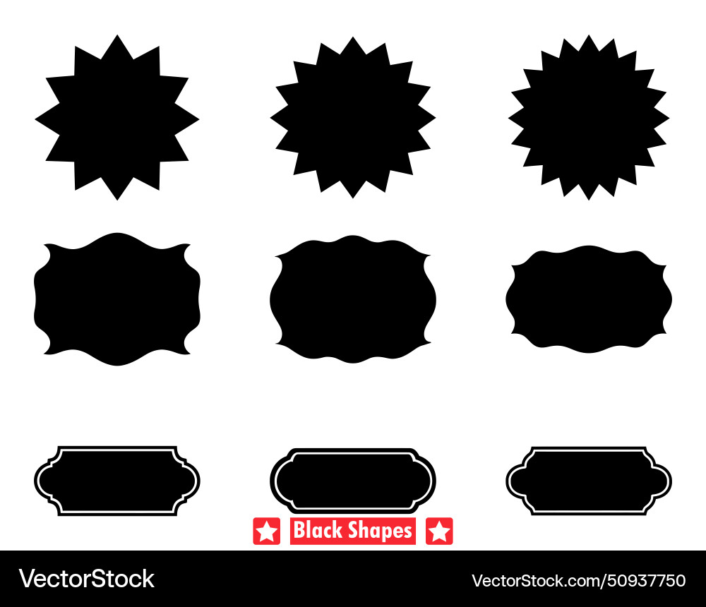 Sleek geometry pack clean and versatile Royalty Free Vector