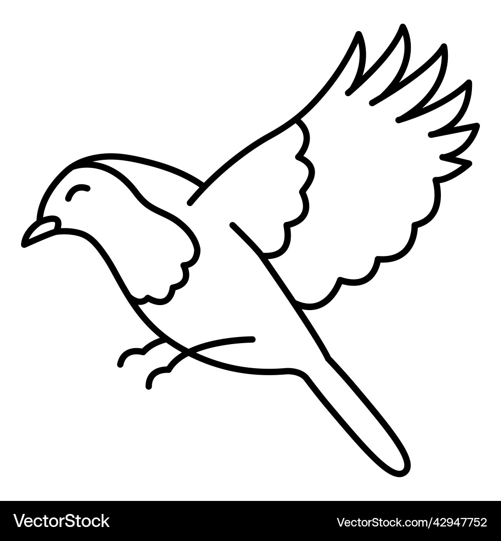 Simple Flying Bird Outline Flying Bird Outline Vector Art, Icons, And