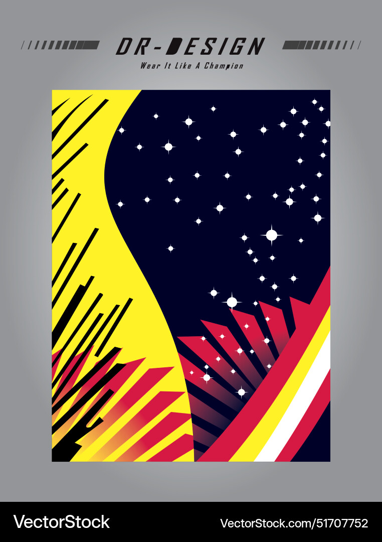 Sublimation creative t-shirt design Royalty Free Vector