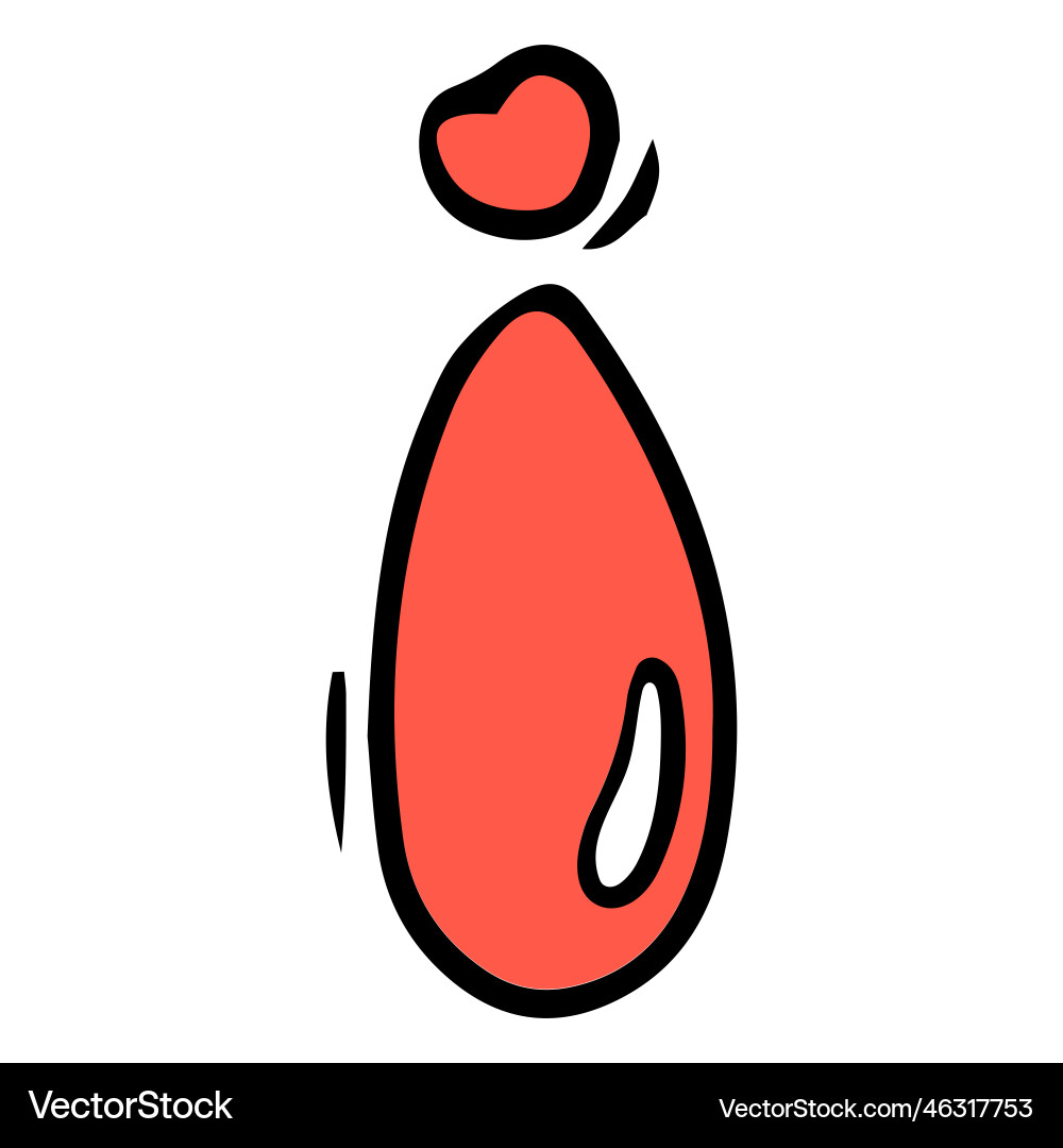 Alphabet letter i graffiti Royalty Free Vector Image