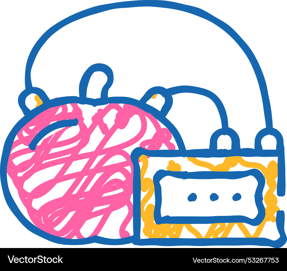 Apple battery icon doodle Royalty Free Vector Image