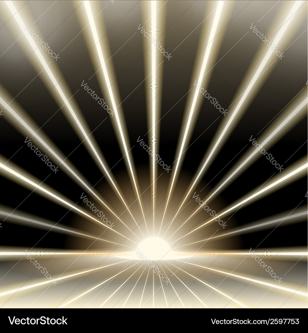 Light rays Royalty Free Vector Image - VectorStock