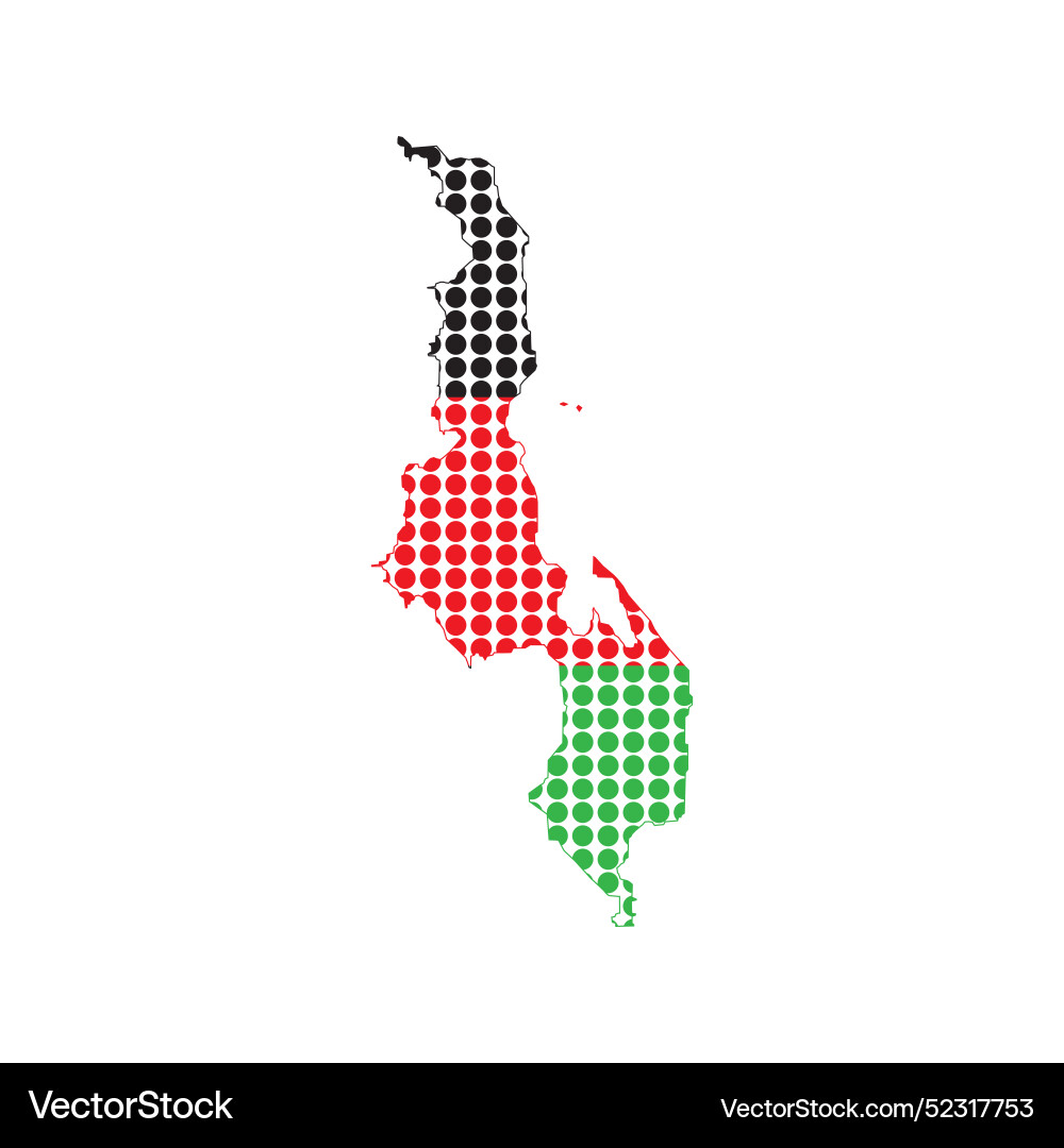 Malawi map icon Royalty Free Vector Image - VectorStock