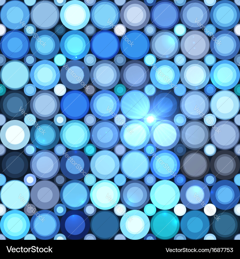 Shining Blue Dot Pattern Royalty Free Vector Image