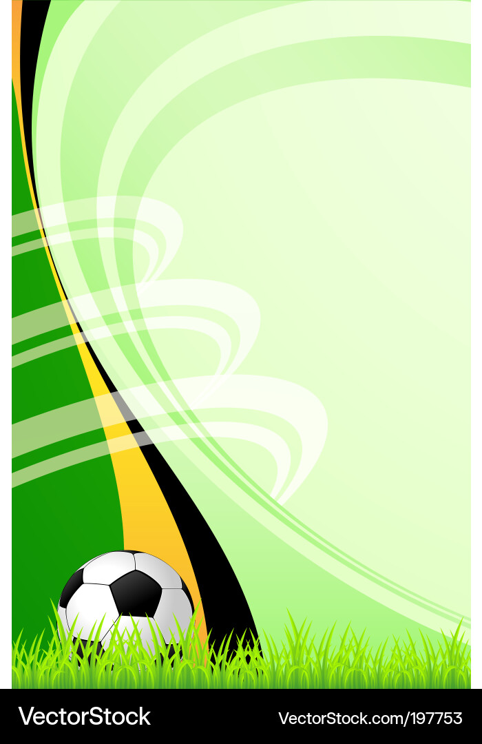 Soccer background Royalty Free Vector Image - VectorStock