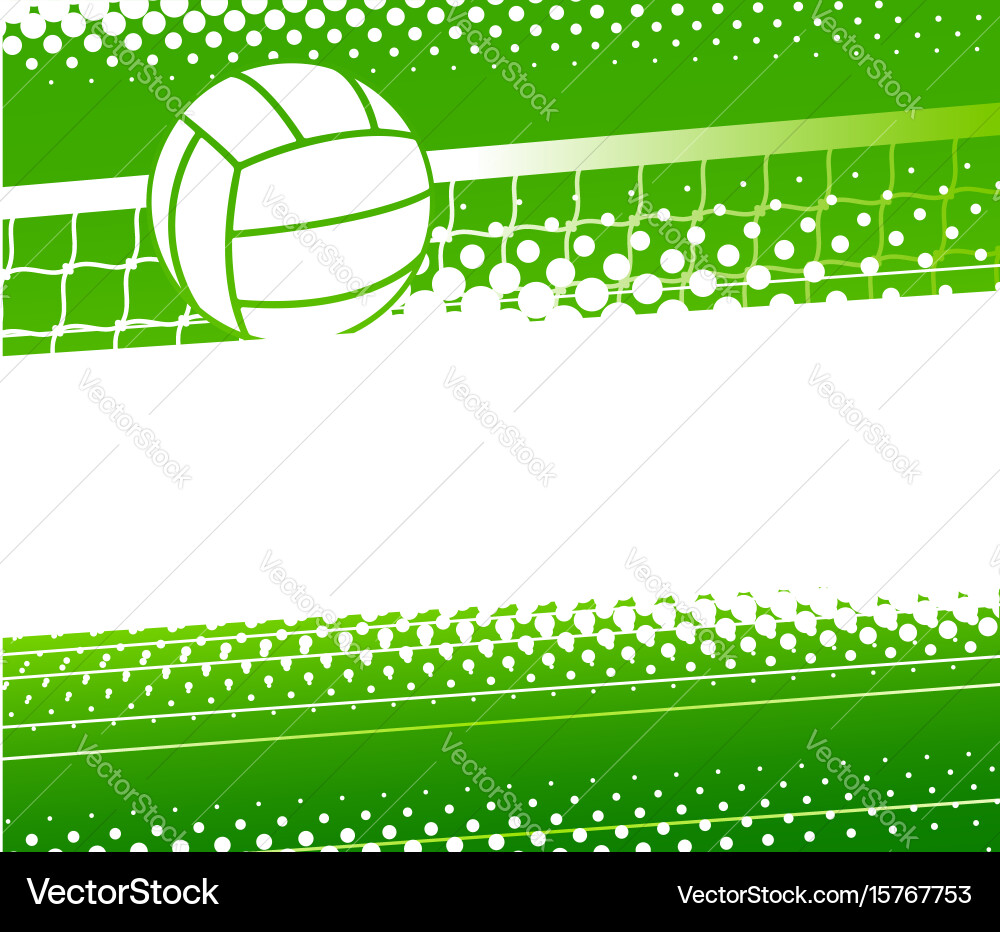 Volleyball background Royalty Free Vector Image