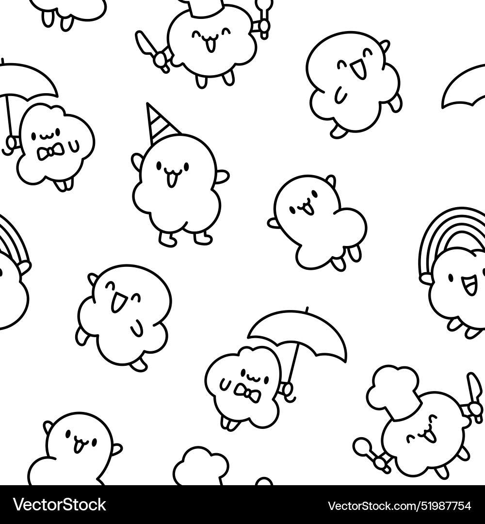 Cute popcorn character in different poses Vector Image