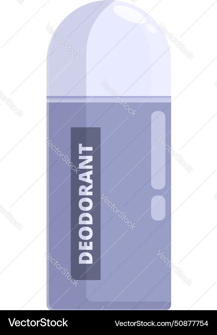 Strong deodorant icon cartoon care Royalty Free Vector Image