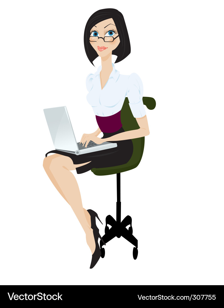 Secretary Royalty Free Vector Image - VectorStock
