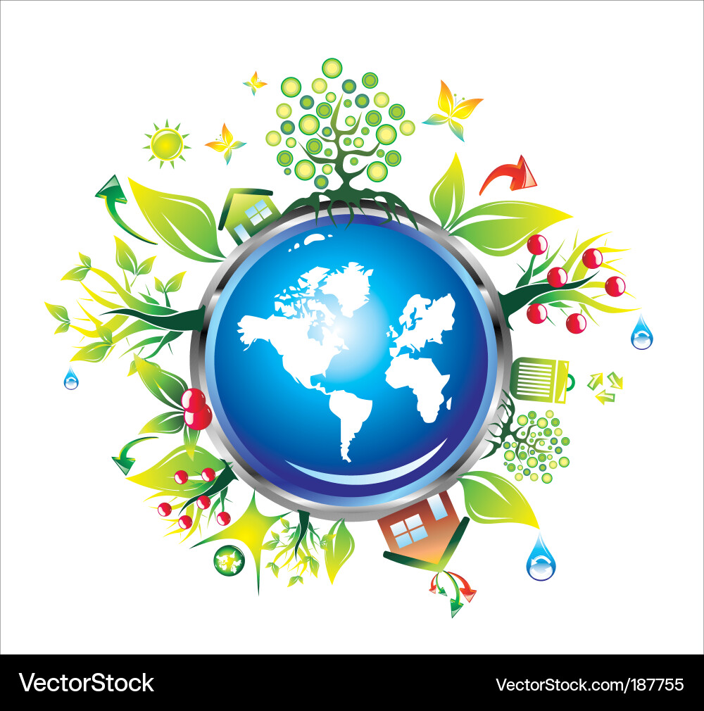 World map Royalty Free Vector Image - VectorStock
