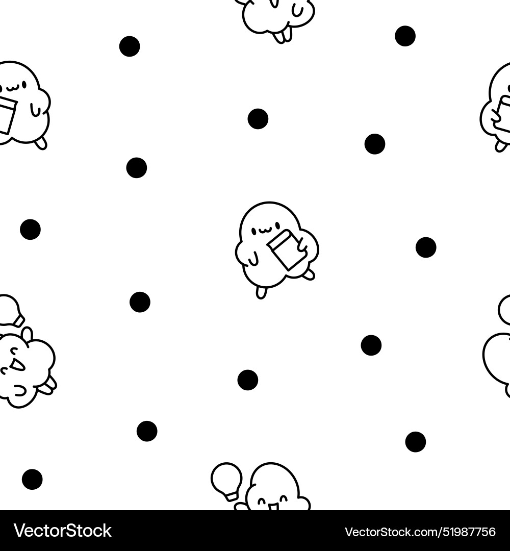 Cute popcorn character in different poses Vector Image