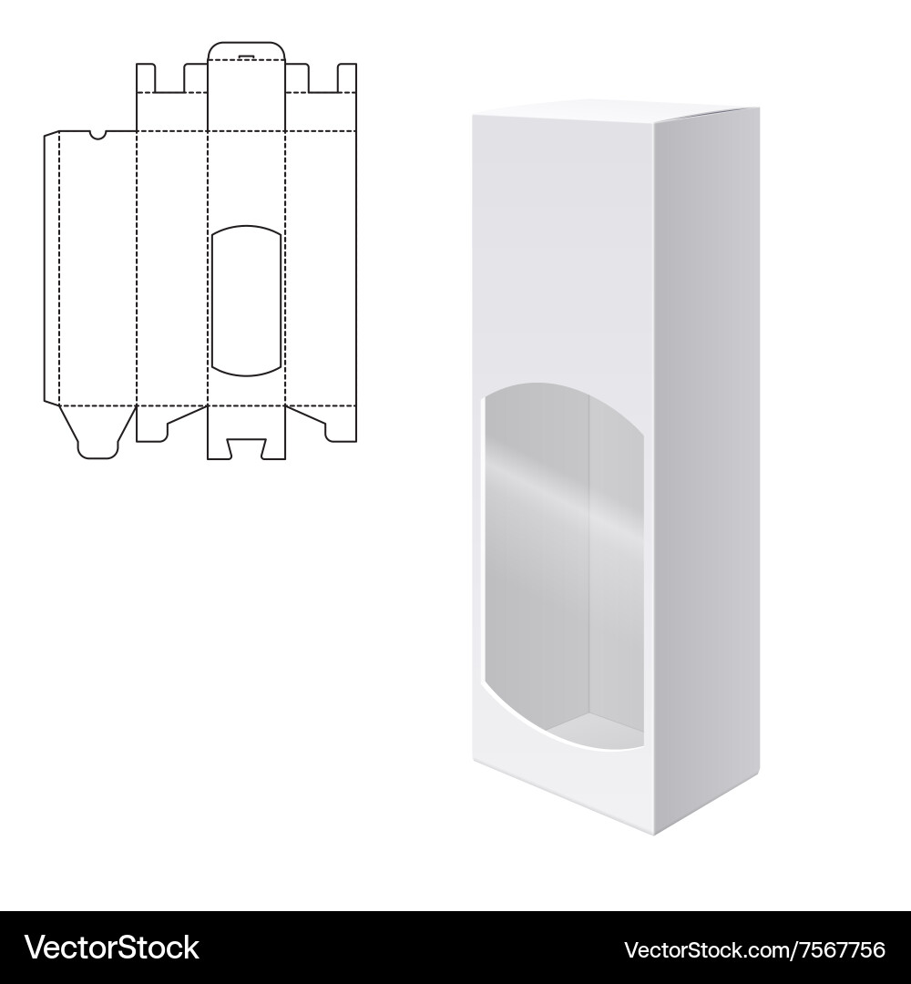 Gift craft box Royalty Free Vector Image - VectorStock