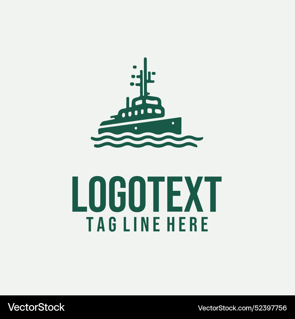 Submarine logo Royalty Free Vector Image - VectorStock