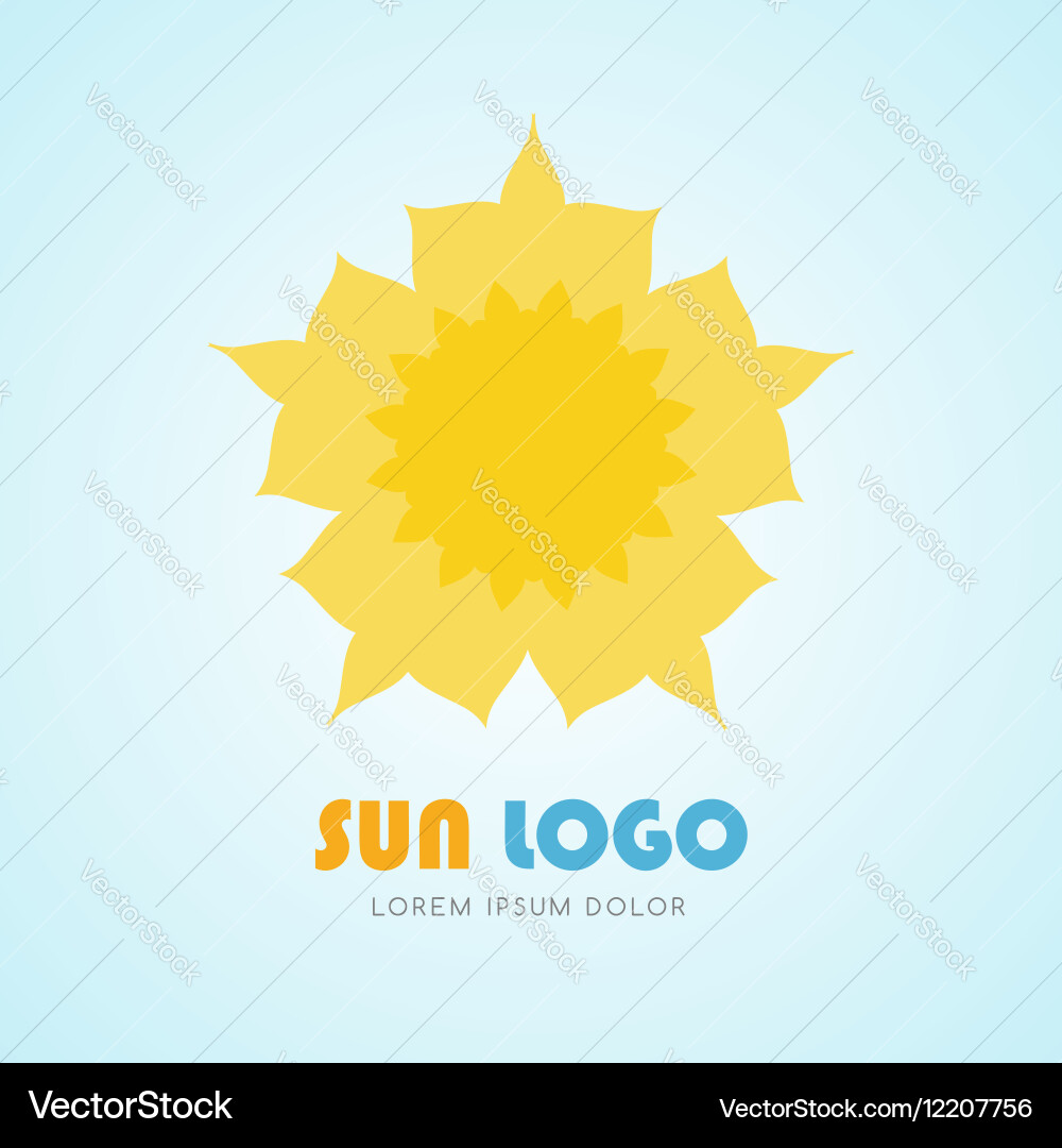 Sun icon set Royalty Free Vector Image - VectorStock