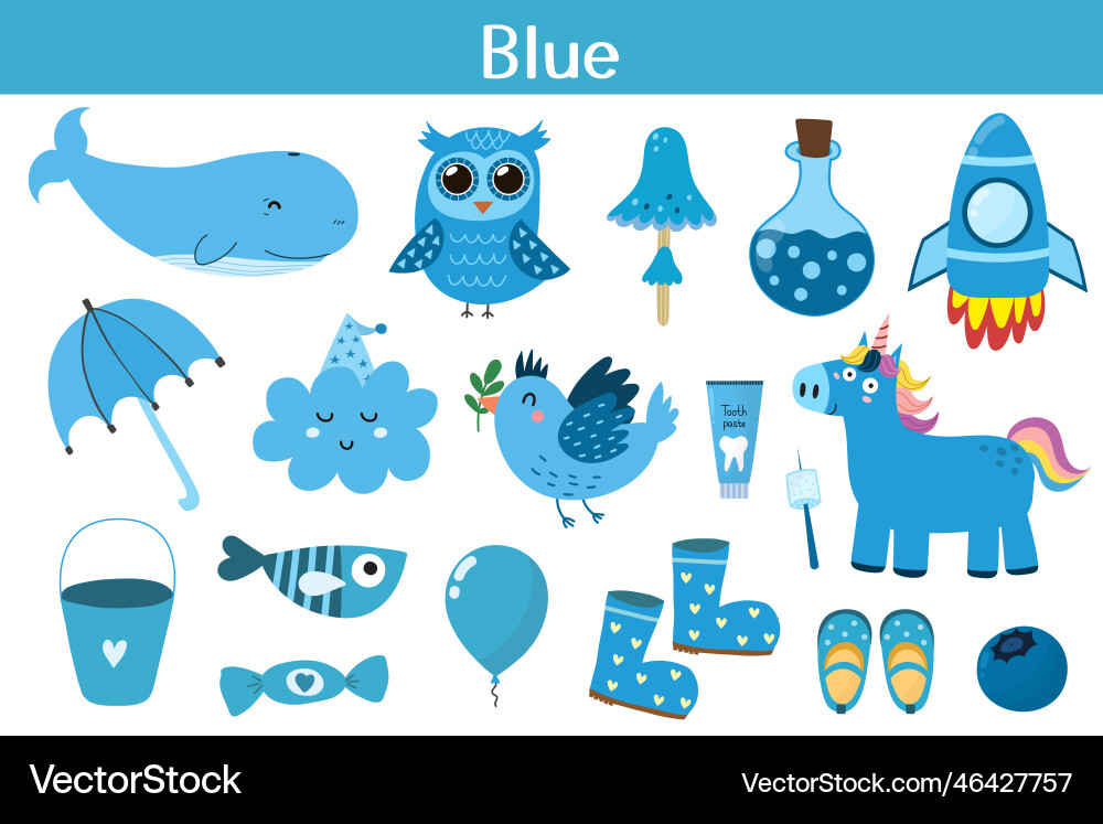 Blue Things For Kids Happy New Year Fun Activities For Kids Andrea
