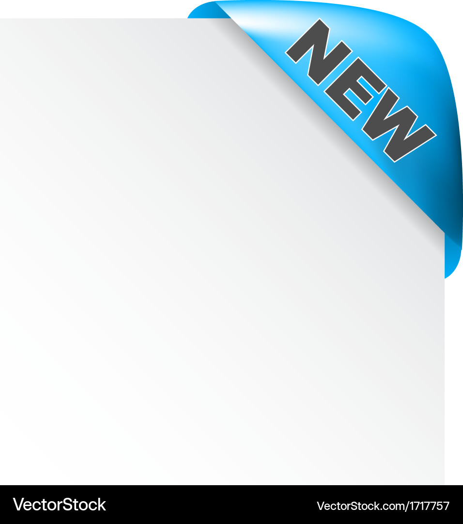 Label new Royalty Free Vector Image - VectorStock