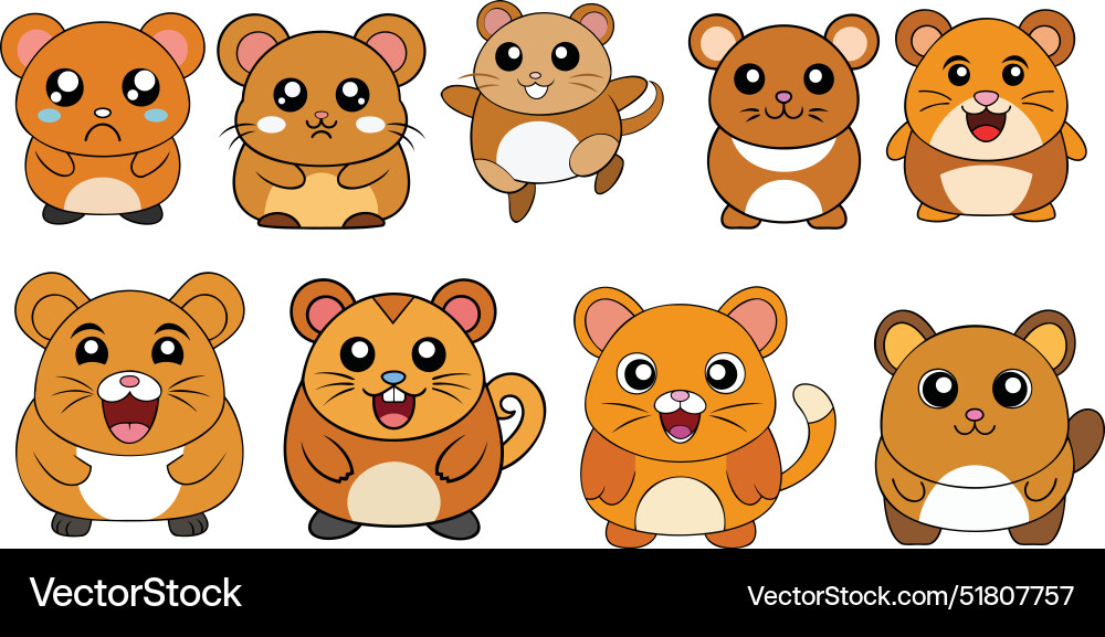 Rodent hamster animal design symbol Royalty Free Vector